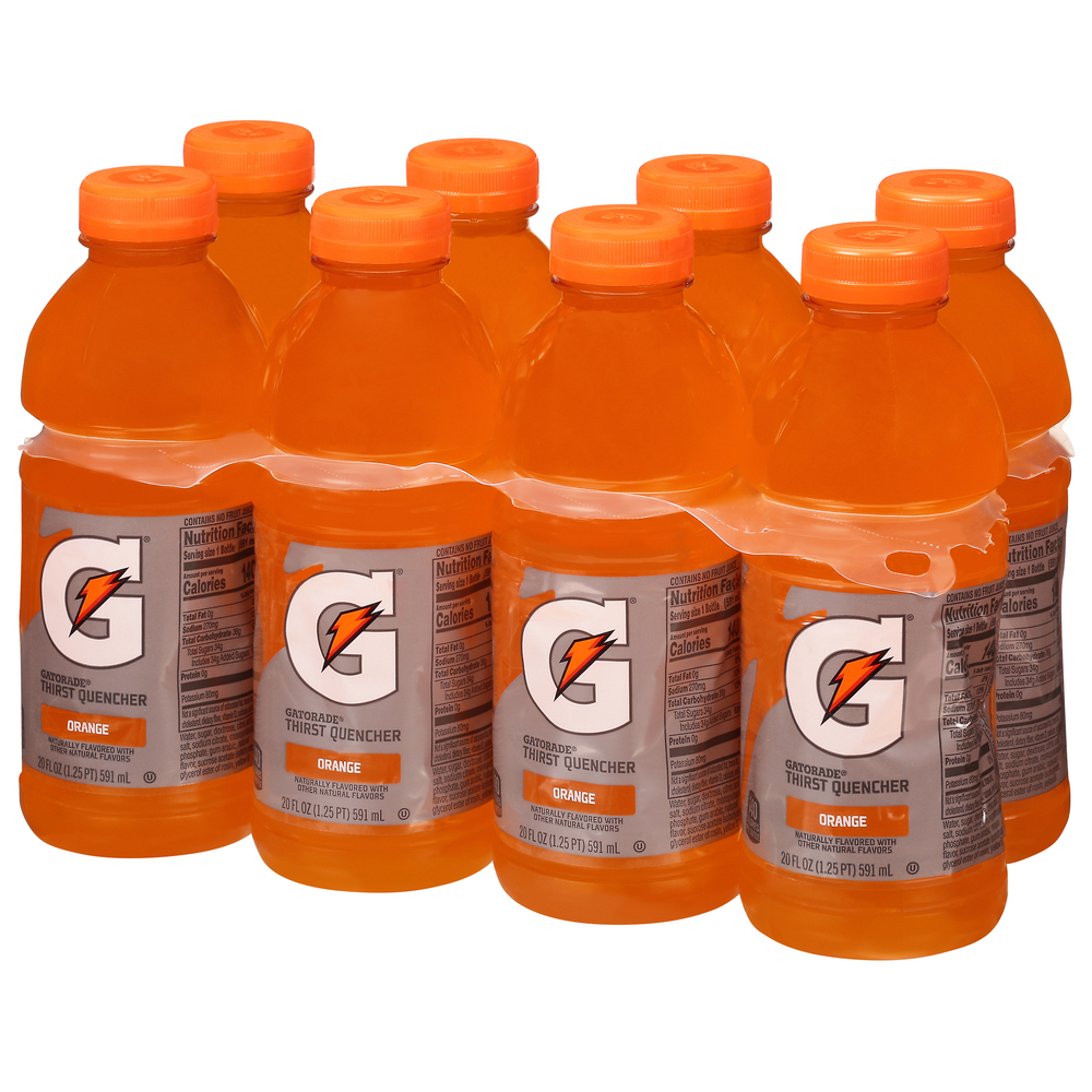 Gatorade Orange Thirst Quencher-Front-Right-Elevated