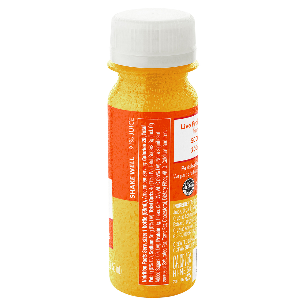 Suja Organic Immunity Defense Shot with Turmeric & Probiotics-Front ...