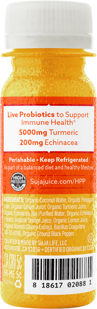 Suja Organic Immunity Defense Shot with Turmeric & Probiotics-Planogram ...