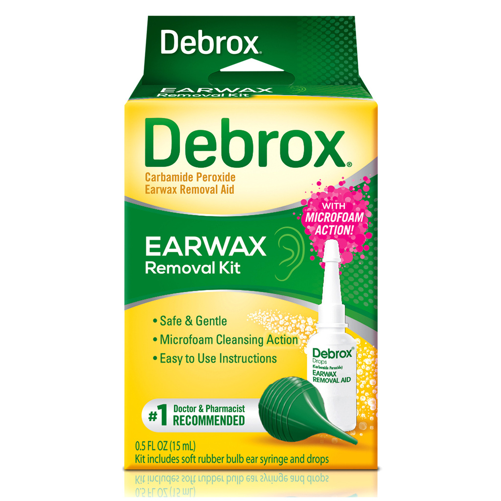 Debrox Earwax Removal Kit, Drops-Hero