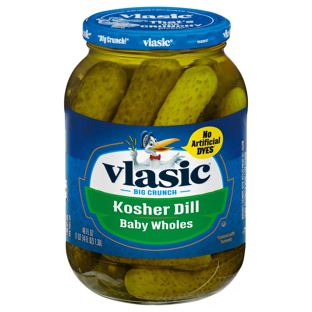 Vlasic Pickles, Kosher Dill, Baby Wholes-Main