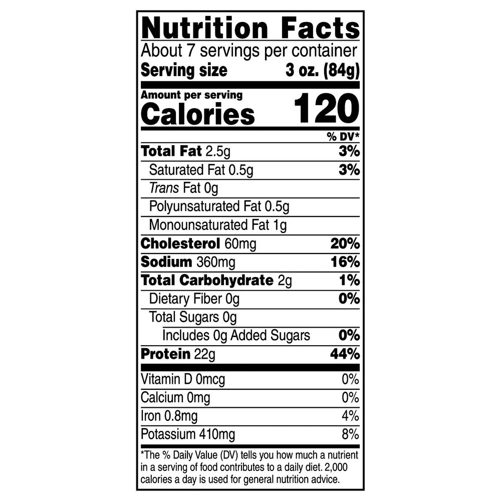 Tyson Grilled And Ready Chicken Breast Strips-Nutrition-Facts