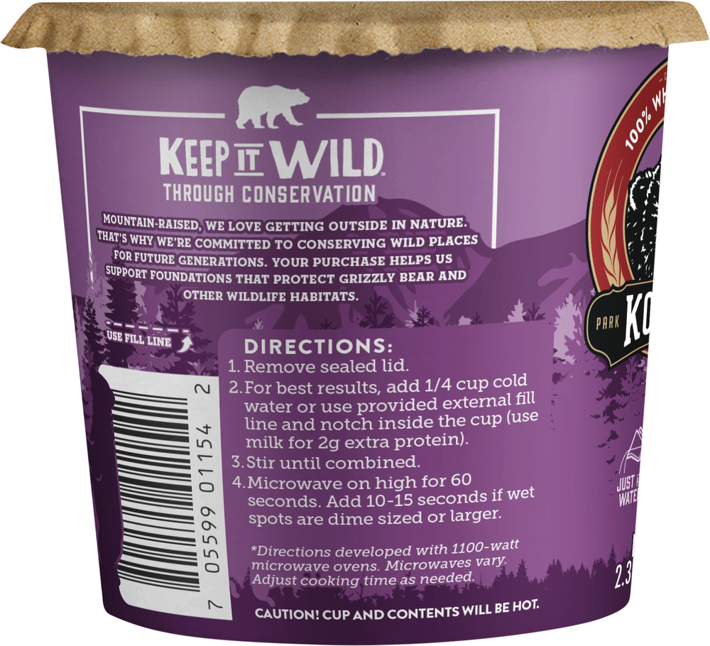 Kodiak Power Cup Muffin, Double Dark Chocolate, Protein Packed ...