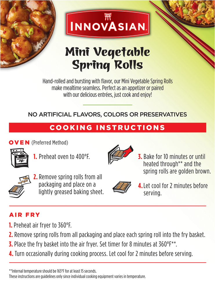 spring roll serving size