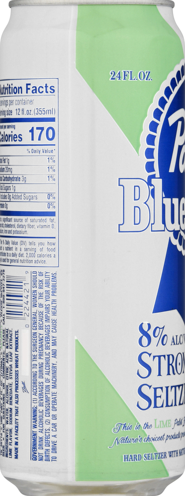 Pabst Blue Ribbon Can Label