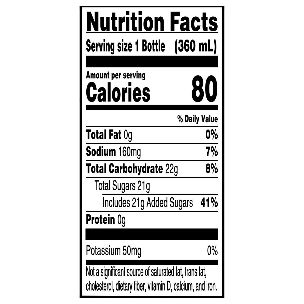 Gatorade Thirst Quencher, Orange-Nutrition-Facts
