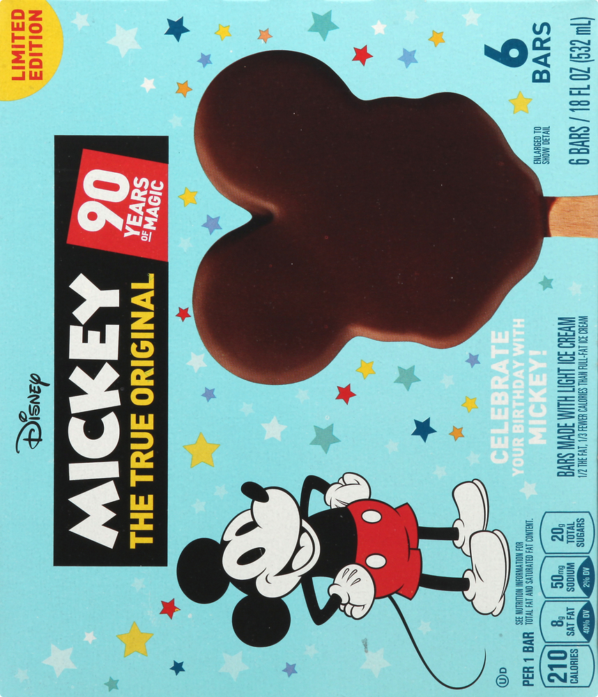 Mickey Ice Cream Bars Planogram Back