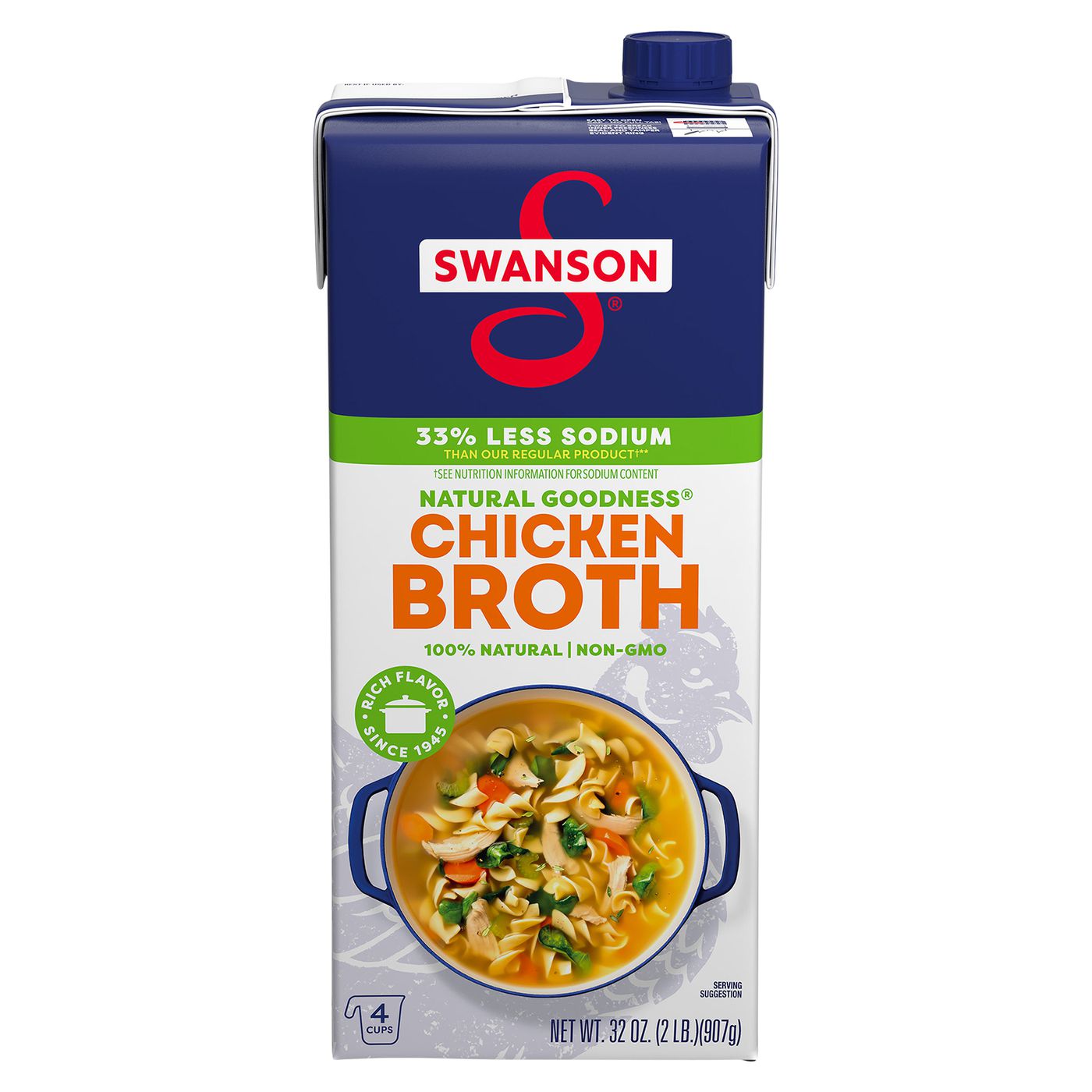 Swanson® Natural Goodness Lower Sodium Chicken Broth-Main