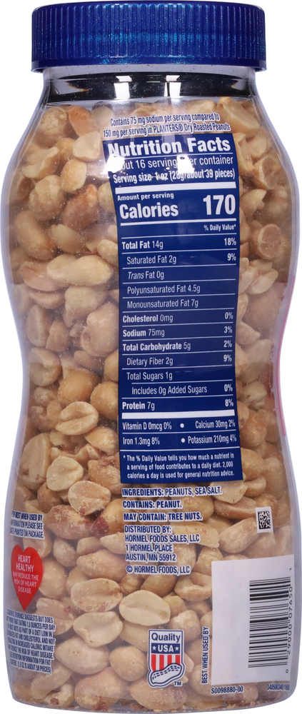 Planters Salted Peanuts Nutrition