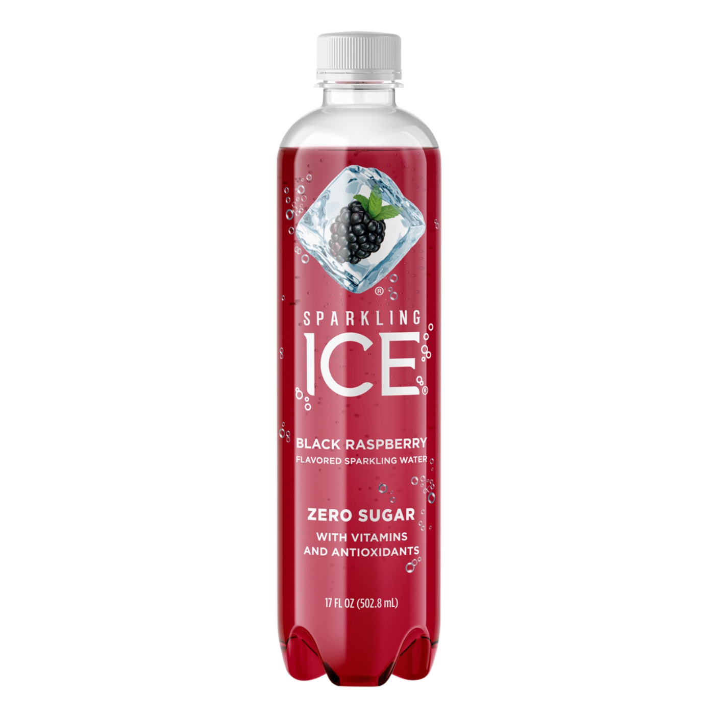 Ice Sparkling Water, Black Raspberry, Zero Sugar-Main