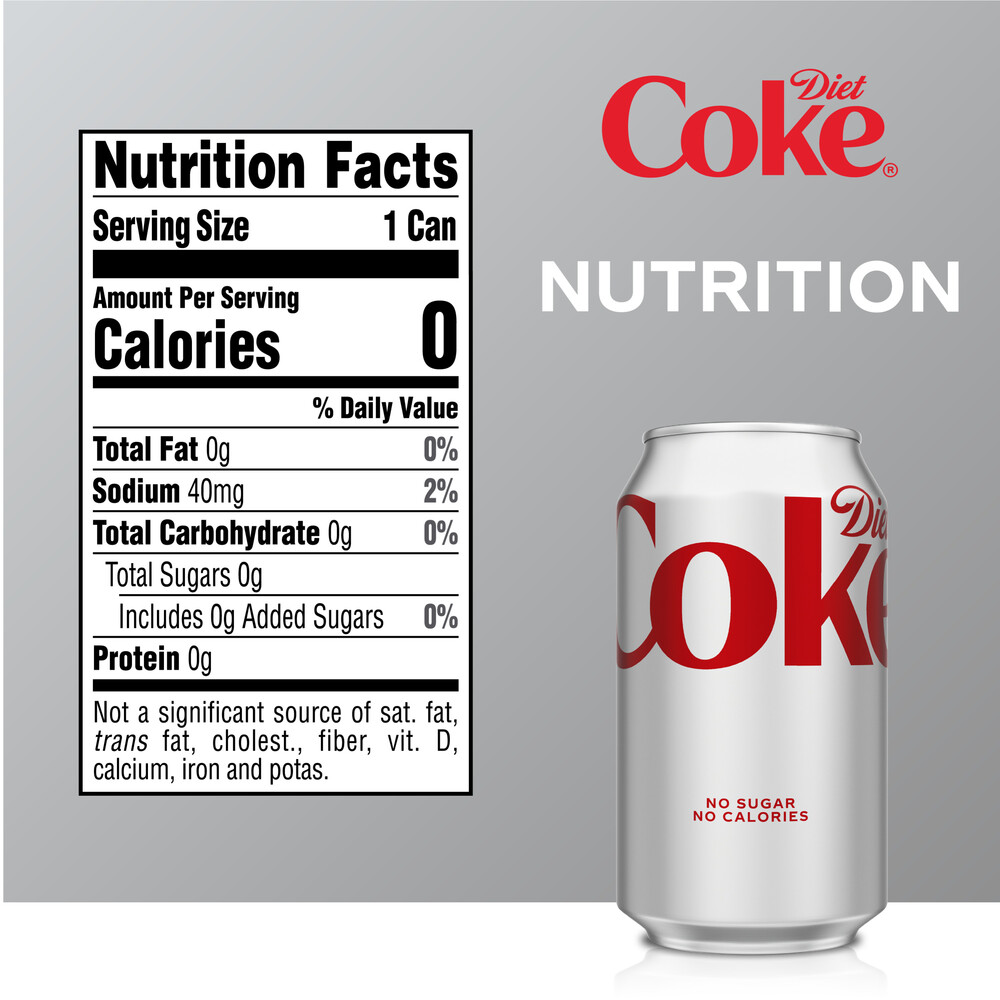 Diet Coke Soda Soft Drink-Nutrition-Facts