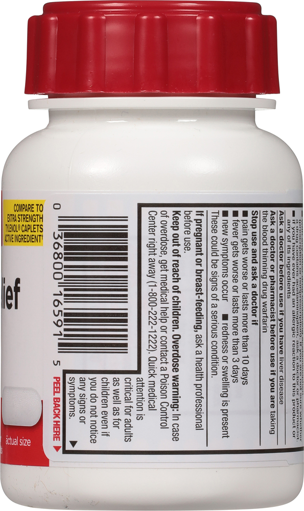 TopCare Health Pain Relief, Extra Strength, 500 mg, Caplets-Planogram-Right