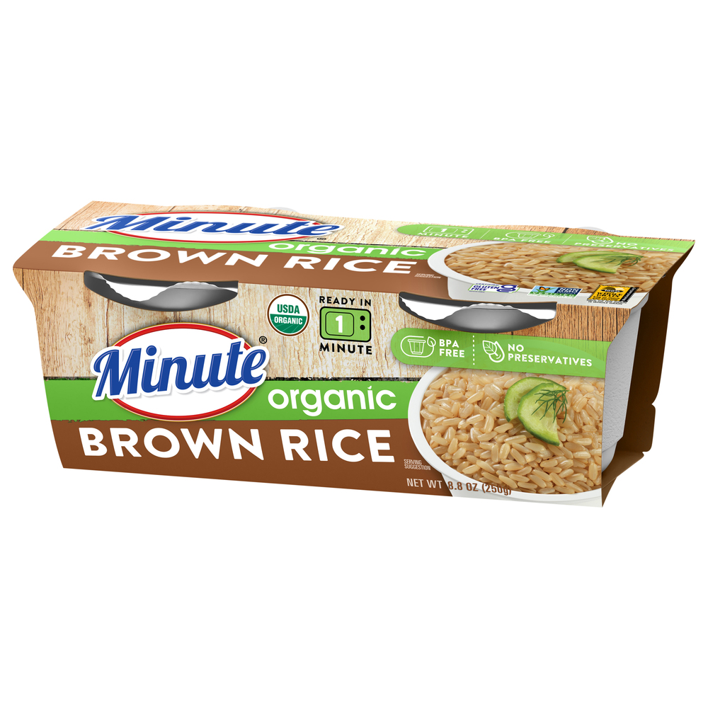 Minute Brown Rice, Organic-Front-Right-Elevated