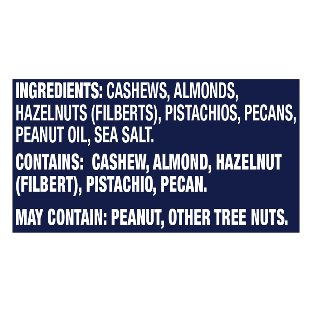 Planters Mixed Nuts, Deluxe-Ingredients