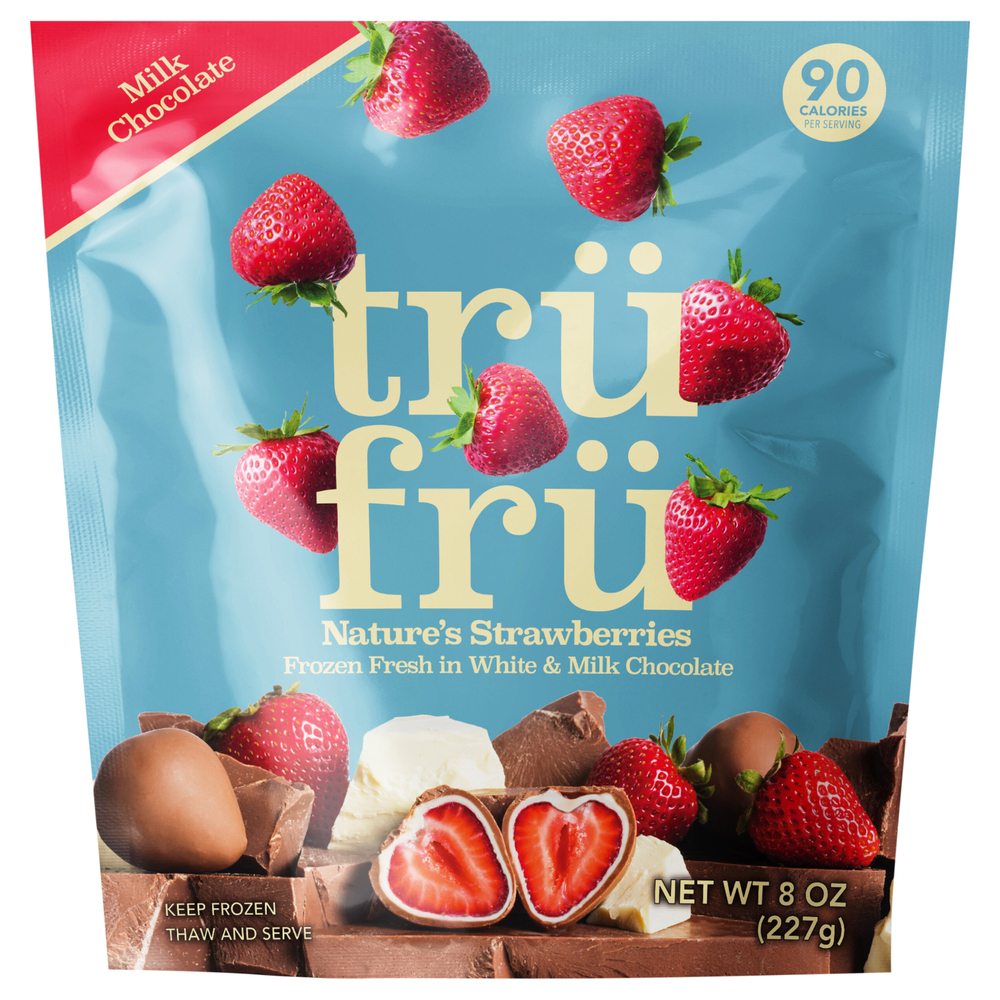 Tru Fru Nature's Strawberries, Milk Chocolate-Main