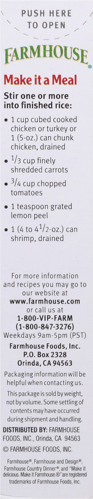 Farmhouse Rice, Herb & Butter, Long Grain & Wild-Planogram-Left