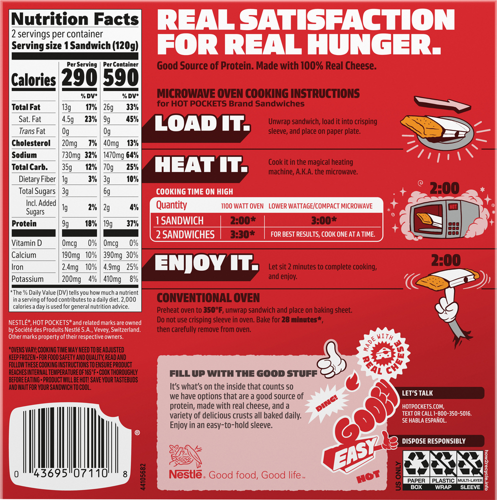 how to cook pizza pockets in microwave