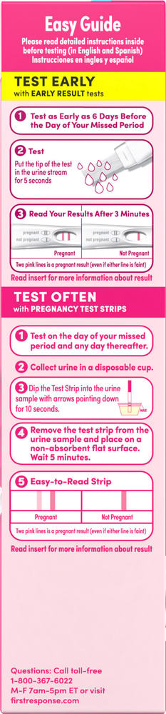 first detection pregnancy test