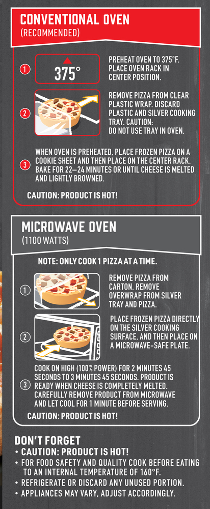 how to bake frozen deep dish pizza