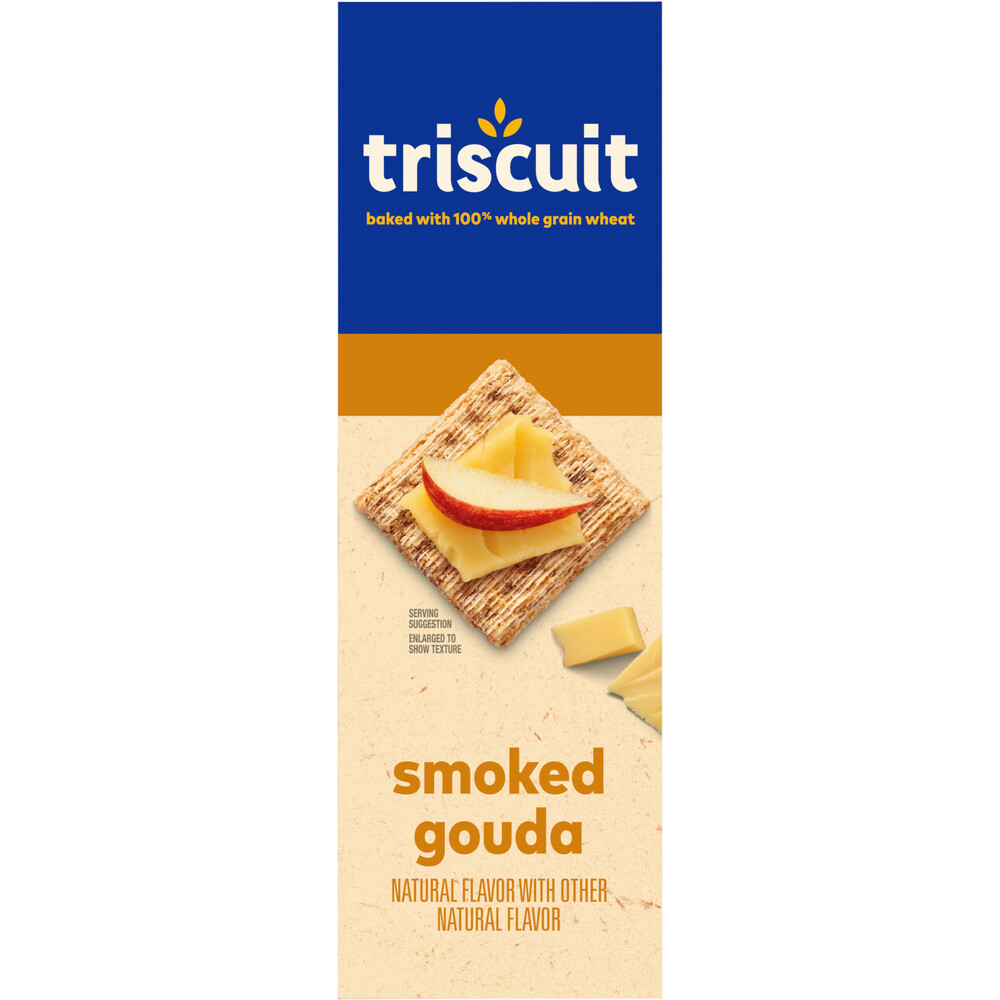 Triscuit Smoked Gouda Whole Grain Wheat Crackers, 8.5 oz-Planogram-Left