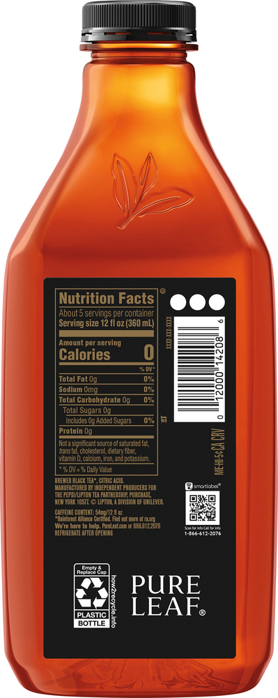 Pure Leaf Brewed Tea, Unsweetened-Planogram-Right