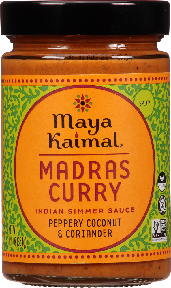 Maya Kaimal Indian Simmer Sauce, Madras Curry, Spicy-Main
