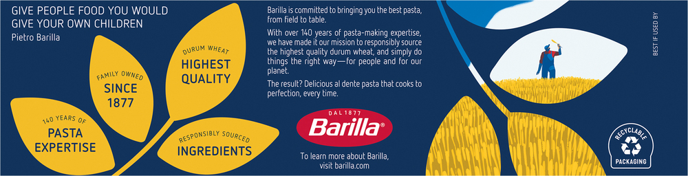 Barilla Thick Spaghetti Pasta-Planogram-Back