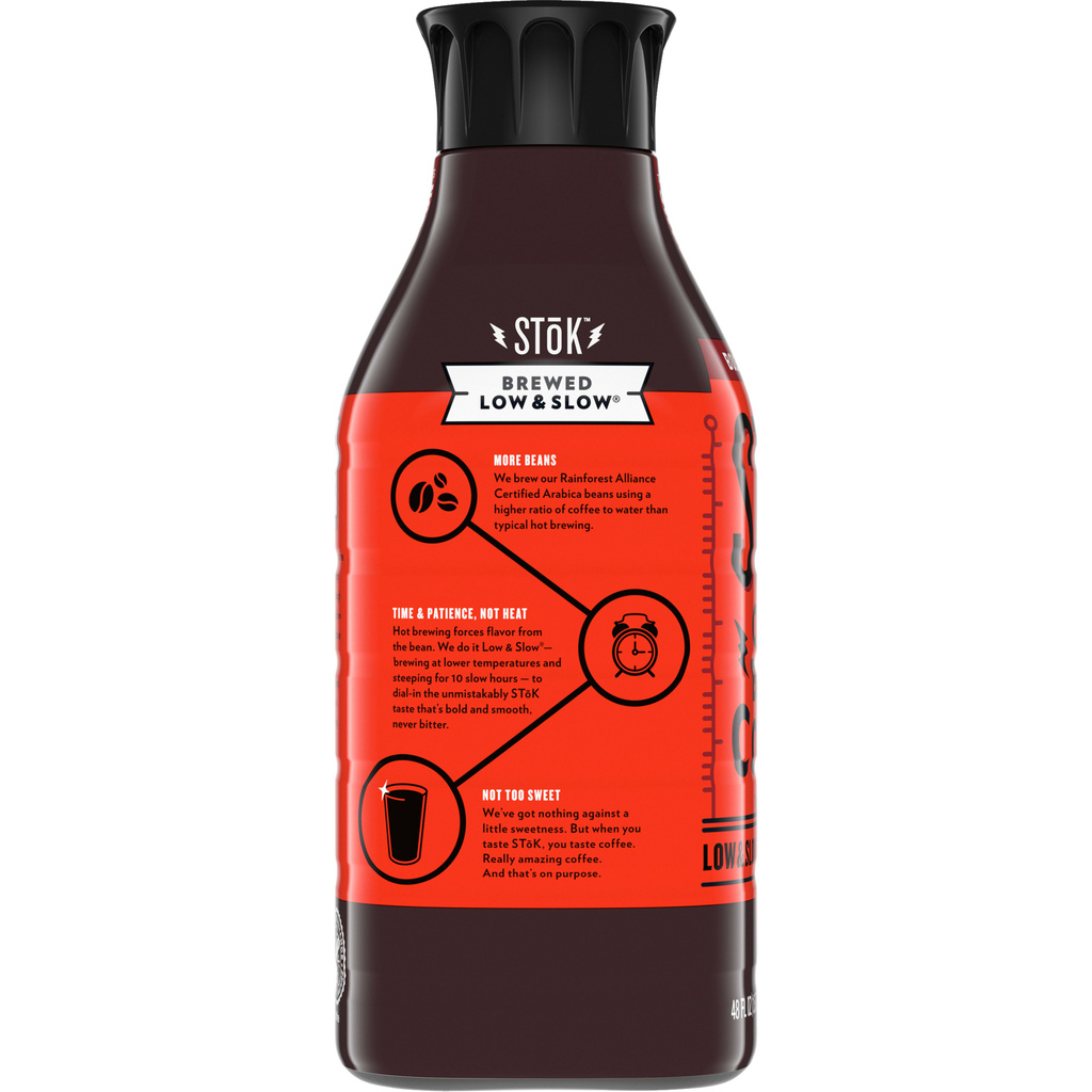 Stok Coffee Beverage, Cold Brew, Bold & Smooth, Black-Main