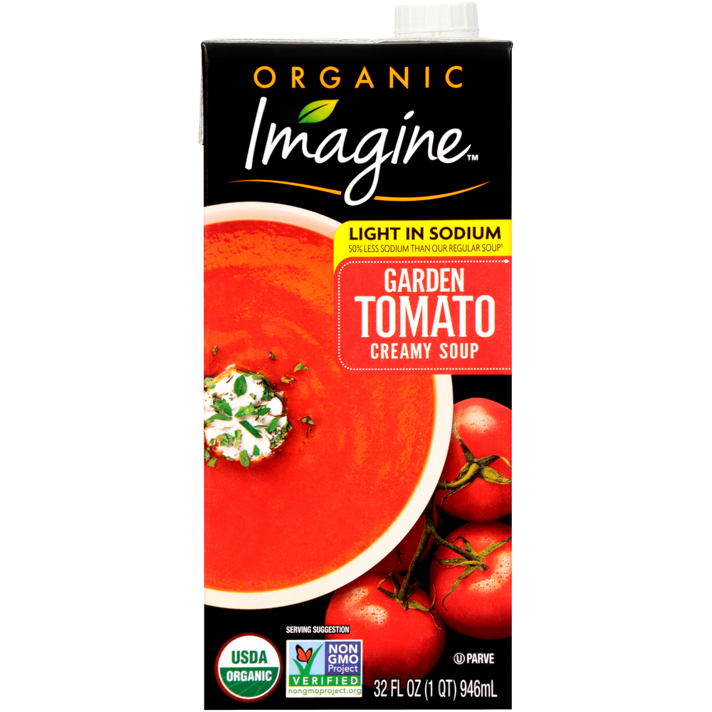 Imagine Organic Organic Light in Sodium Garden Tomato Creamy Soup-Main