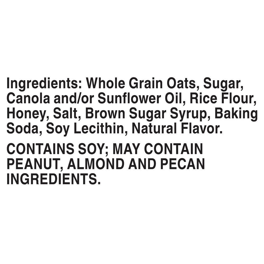 Nature Valley Granola Bars, Oats 'N Honey, Crunchy-Ingredients