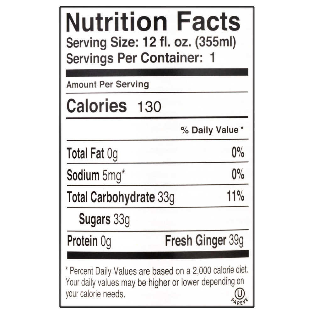 Reed S Ginger Beer Nutrition Facts Blog Dandk Drink Reed's Real