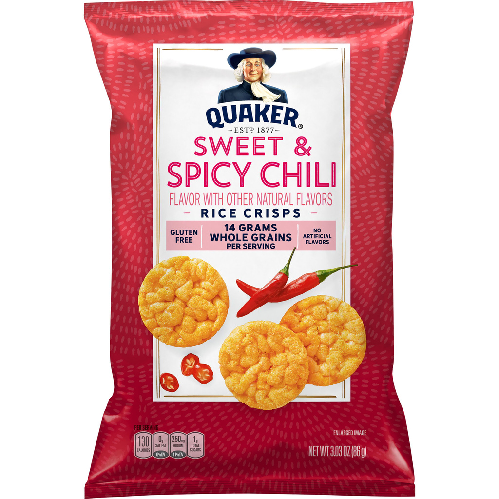 Quaker Rice Crisps, Gluten Free, Sweet & Spicy Chili-Hero