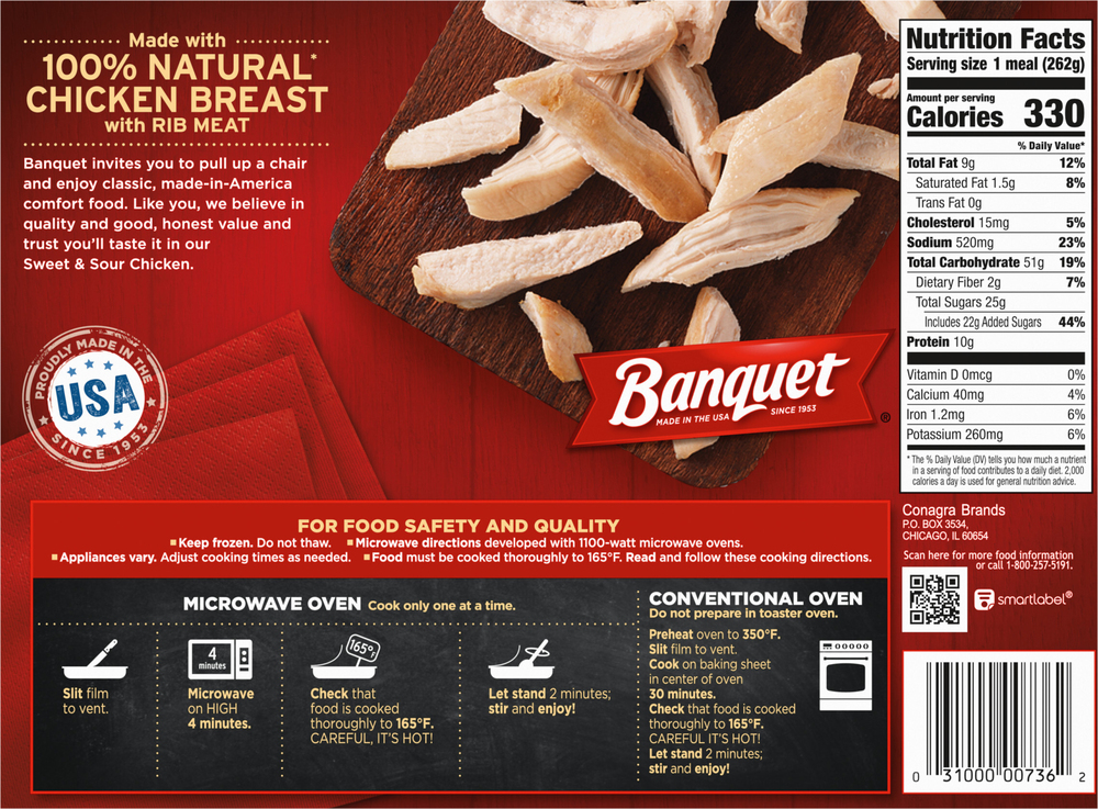 Banquet Sweet & Sour Chicken-Planogram-Back