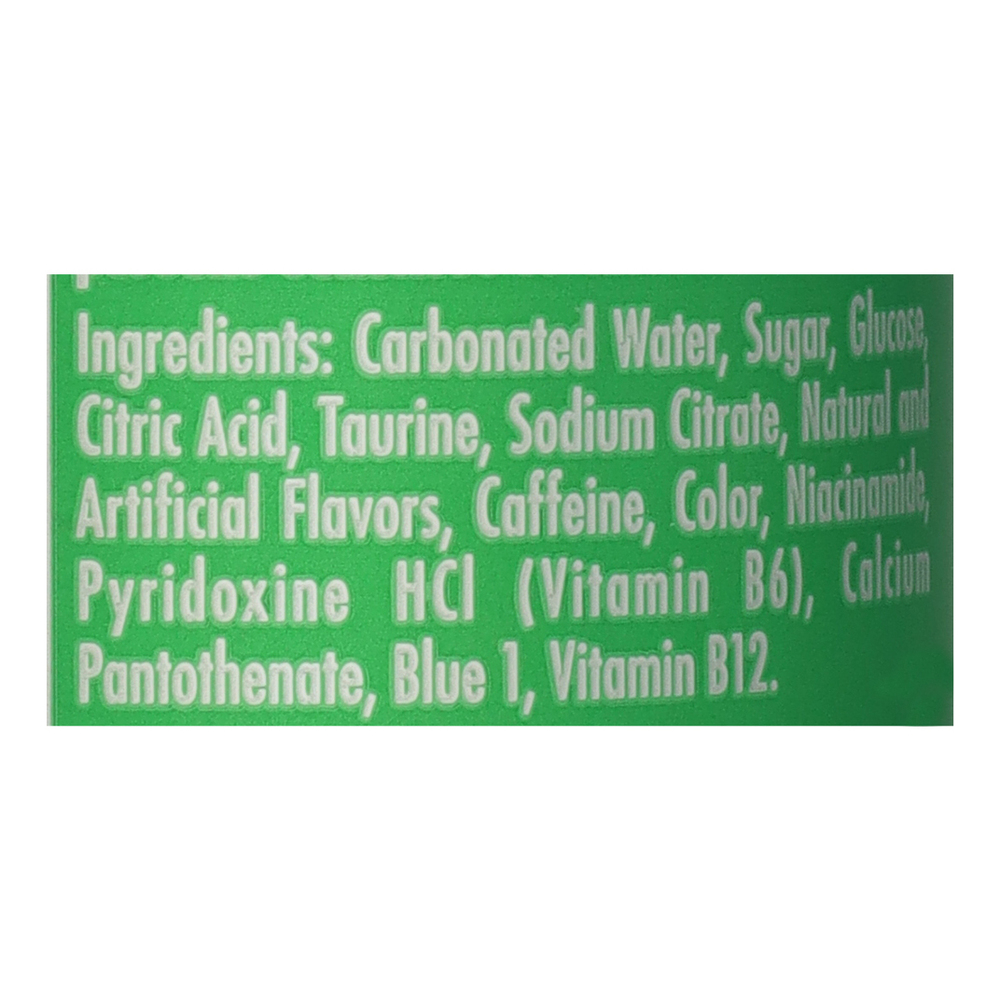 Red Bull The Green Edition Energy Drink, Dragon Fruit-Ingredients