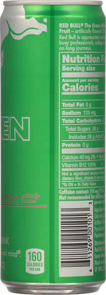 Red Bull The Green Edition Energy Drink, Dragon Fruit-Planogram-Right