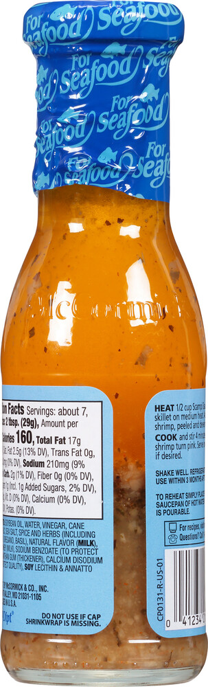 Mccormick Golden Dipt Scampi Seafood Sauce Planogram Back