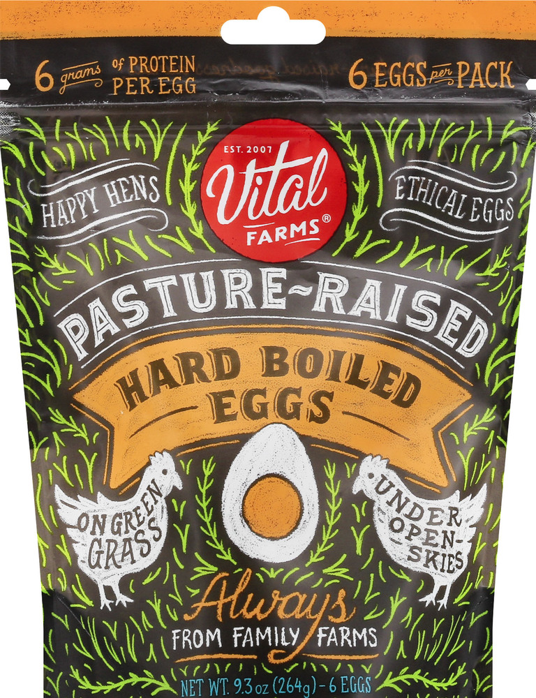Vital Farms Eggs, Hard Boiled, Pasture-Raised-Ecom