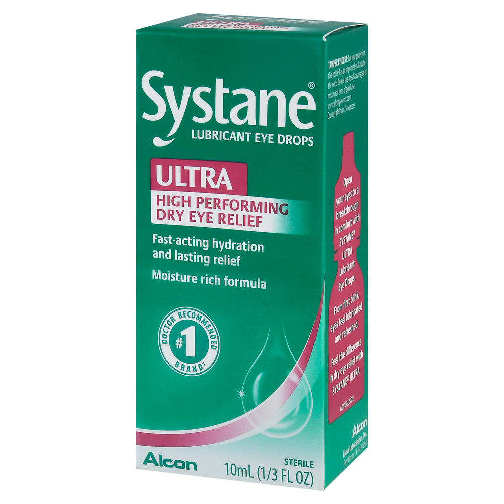 Systane Lubricant Eye Drops, Ultra, High Performing Dry Eye Relief ...
