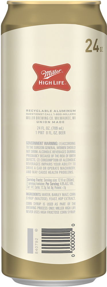miller high life date code