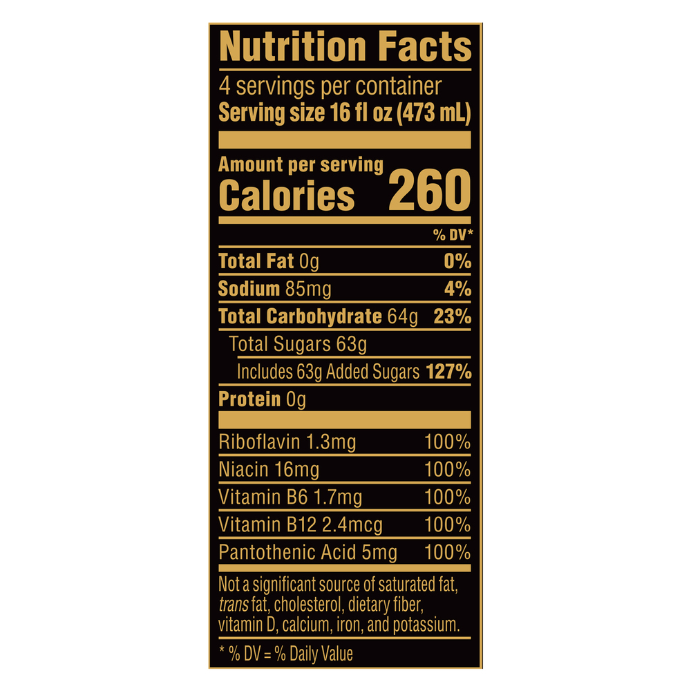 Rockstar Energy Drink, Original-Nutrition-Facts