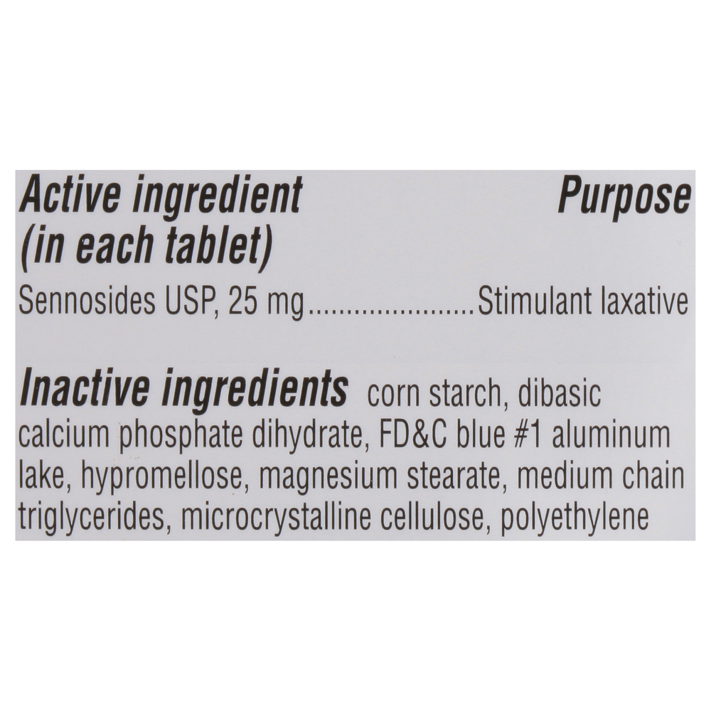TopCare Health Laxative, Maximum Strength, 25 mg-Ingredients
