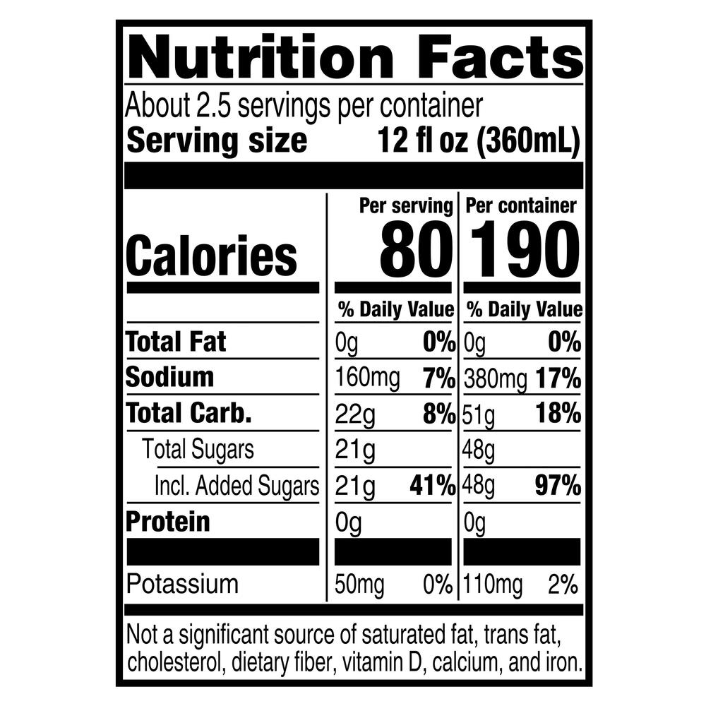 Gatorade Perform Nutrition Facts Gatorade G Perform Orange Sports