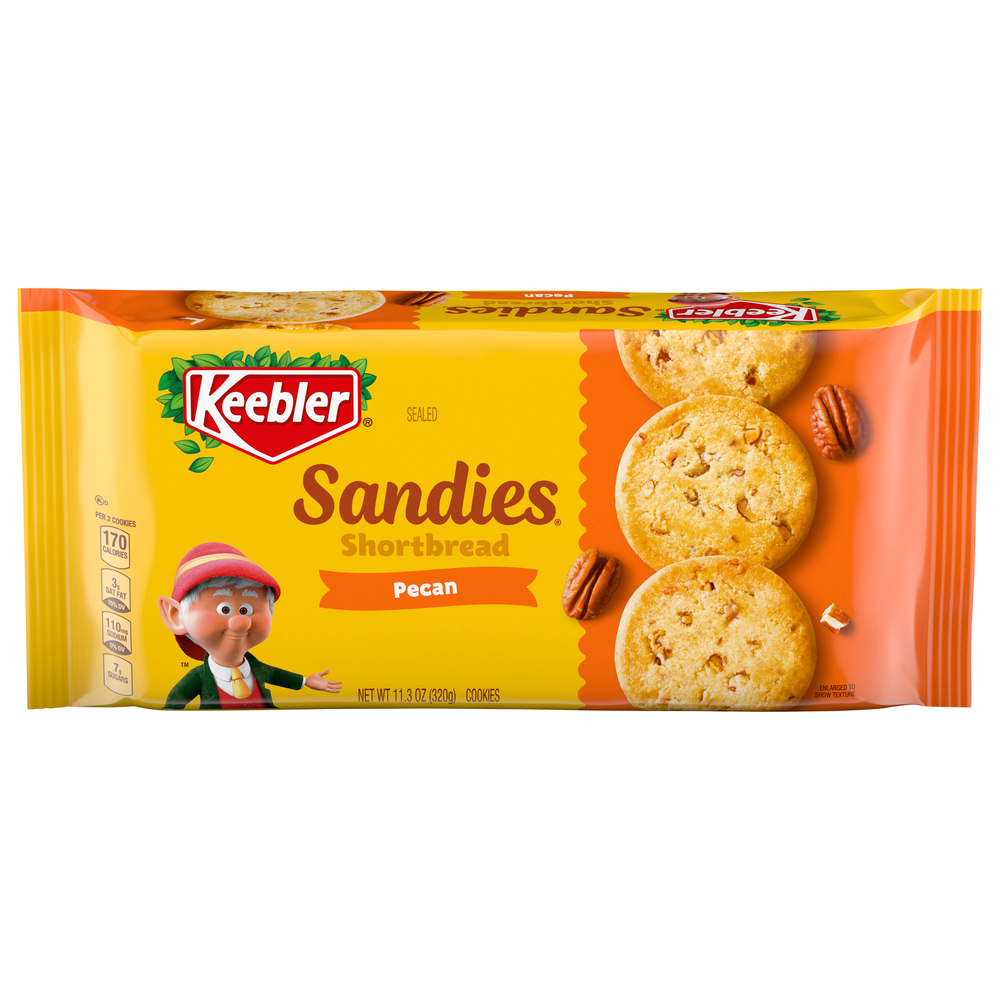 Keebler Sandies Cookies, Pecan, Shortbread,-Main