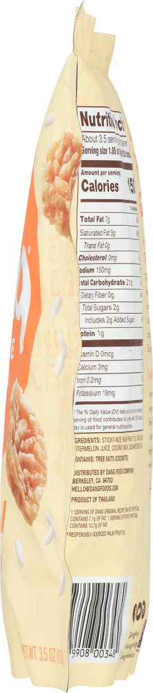 Dang Thai Rice Chips, Original Recipe-Planogram-Right