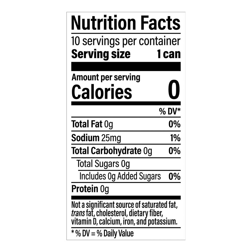 Pepsi Diet Soda, Diet, Mini-Nutrition-Facts