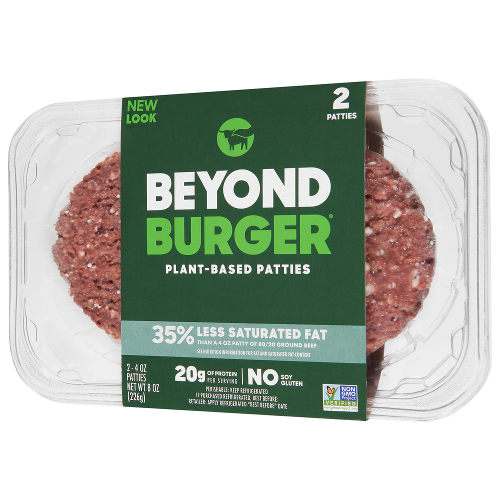 Beyond Meat Burger Beyond Burger Plant-Based Patties 2 - 4 oz Trays ...
