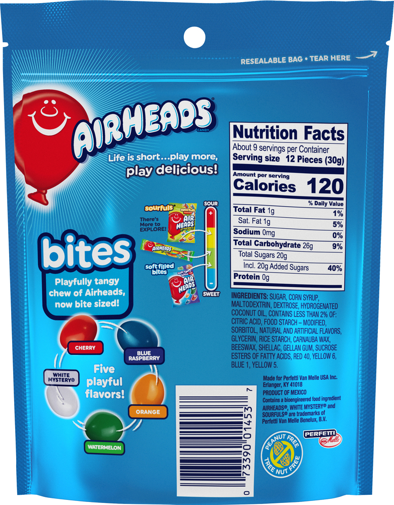 Airheads Candy Nutrition