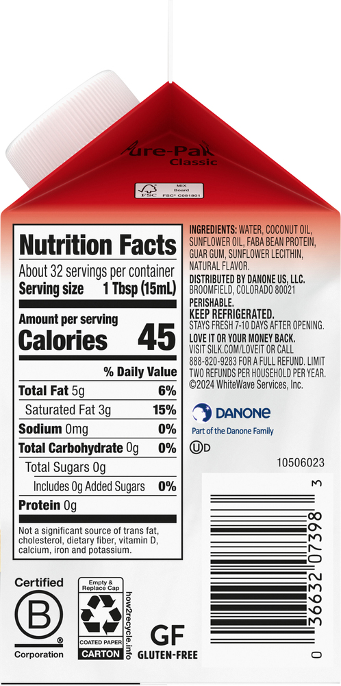 Silk Whipping Cream, Dairy Free, Heavy, Alternative-Planogram-Right