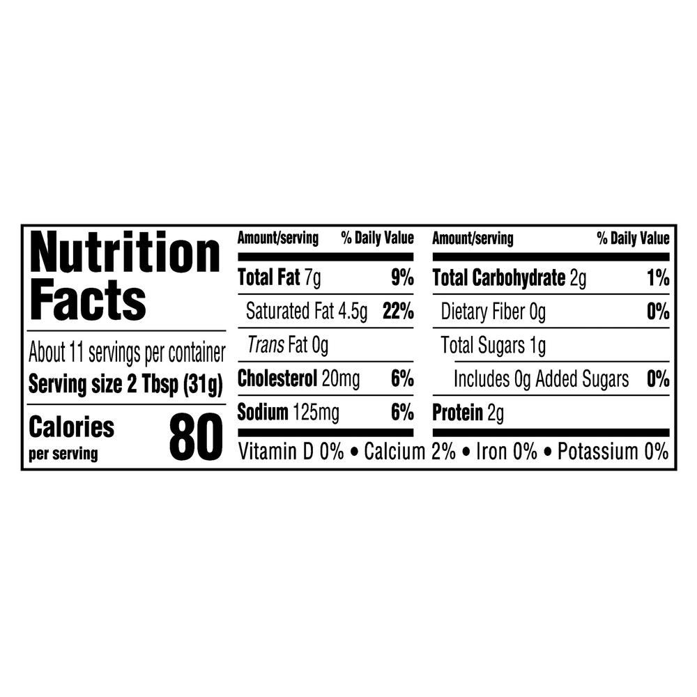 Philadelphia Cream Cheese Spread, Original-Nutrition-Facts