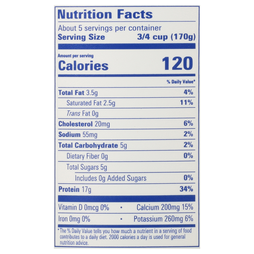 Fage Total 2%, Plain Greek Yogurt-Nutrition-Facts